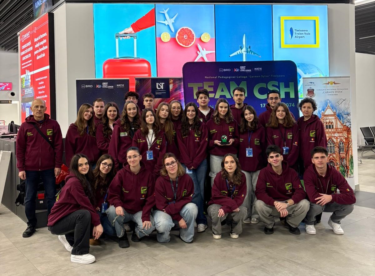Echipa CSH de la Colegiul “Carmen Sylva” din Timișoara reprezintă România la Campionatul Mondial ...